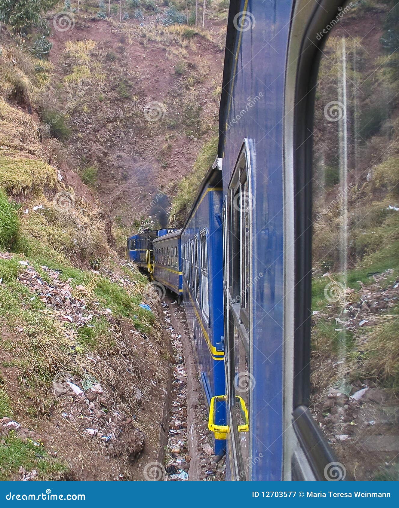 Narrow point stock image. Image of rail, travel, peru - 12703577