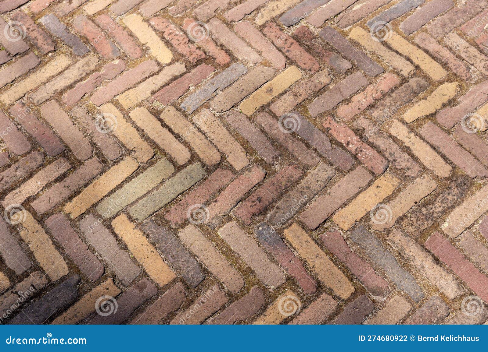 Narrow Rectangular Paving Stones on the Sidewalk Stock Photo - Image of ...