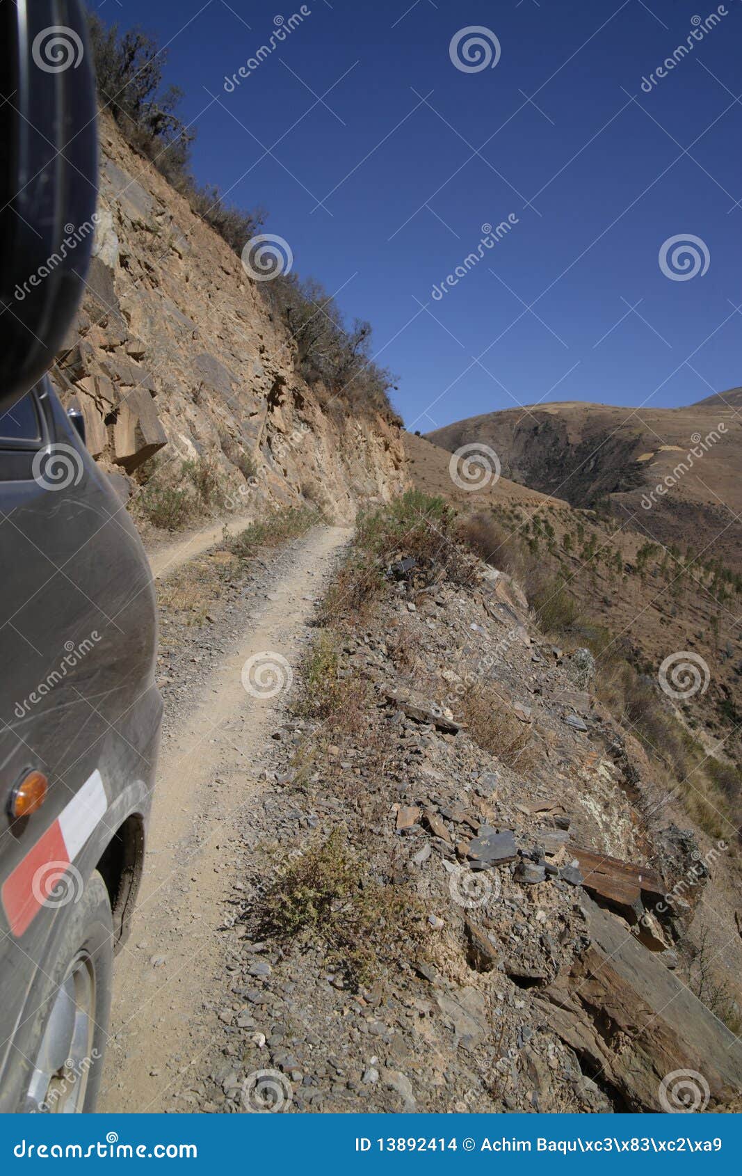 Narrow road stock photo. Image of dangerous, road, gravel - 13892414