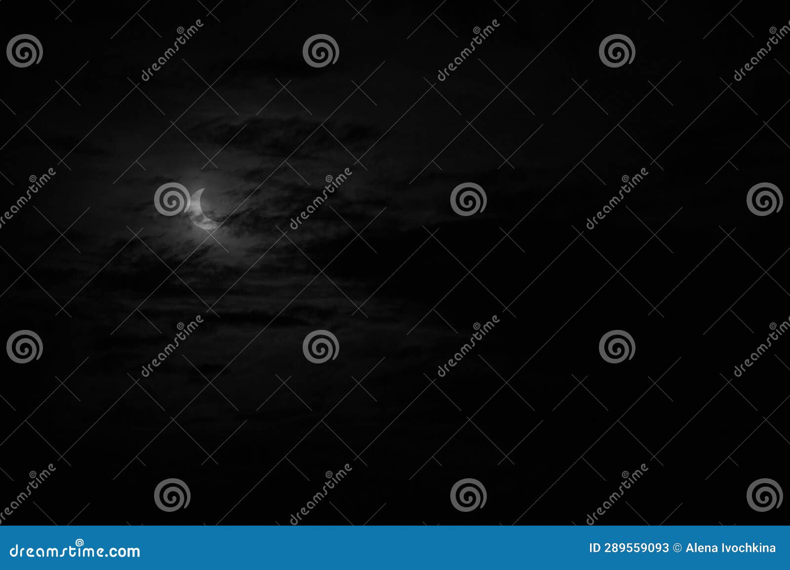 A Narrow Semicircle of Solar Disk during Eclipse in Cloudy Cloudy ...
