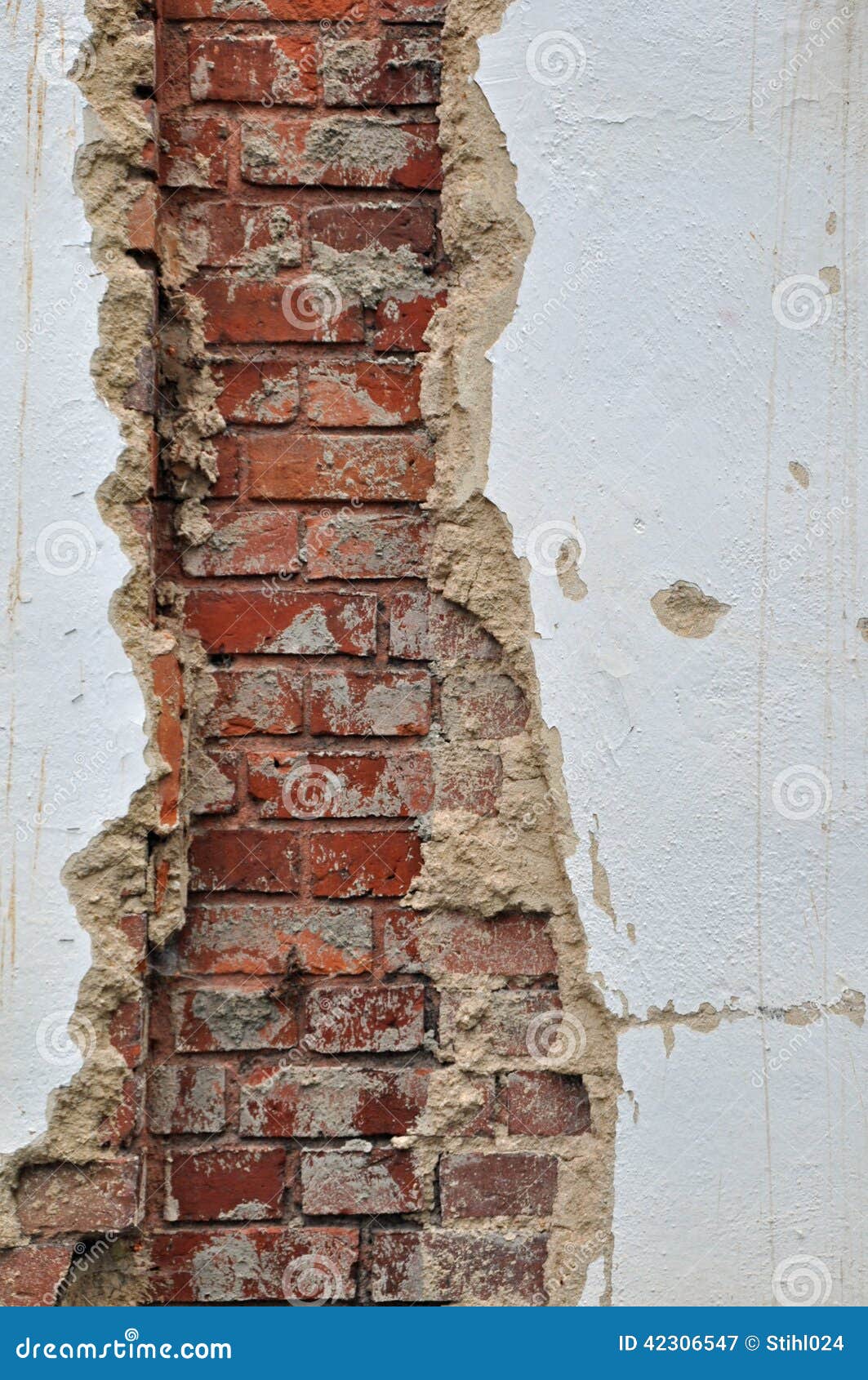 Narrow slit stock image. Image of closeup, white, chiseling - 42306547