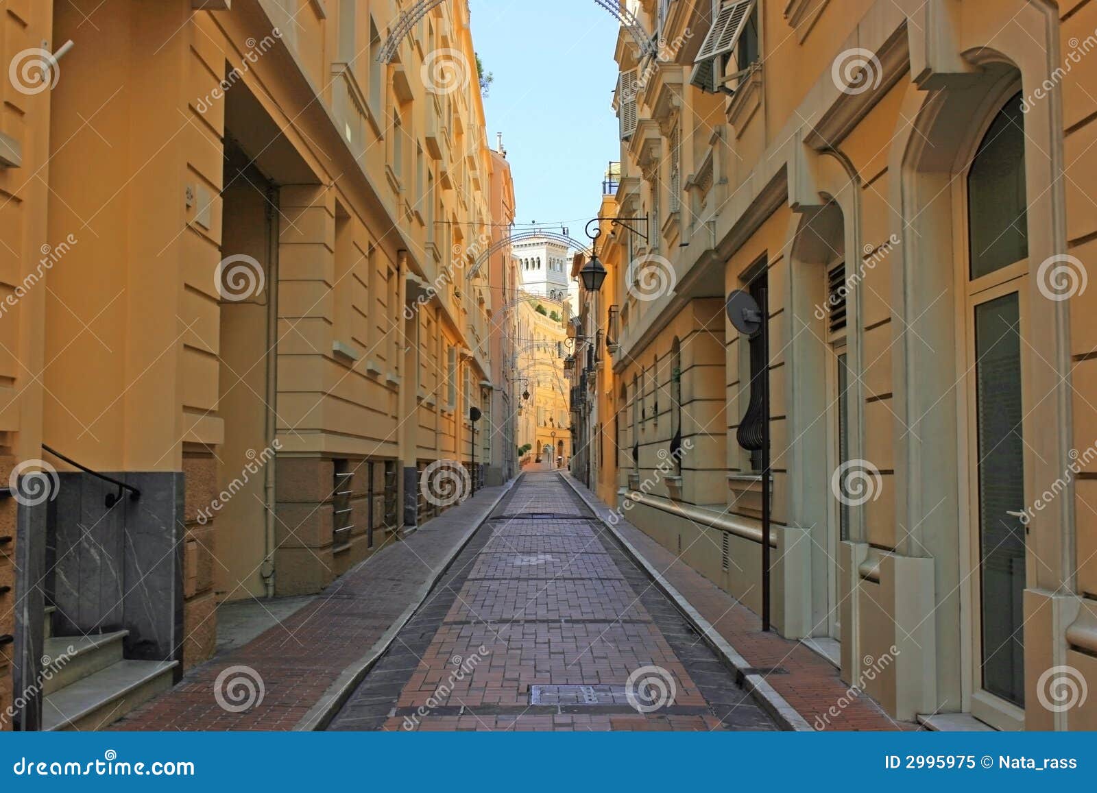 Narrow street stock image. Image of journey, urban, building - 2995975