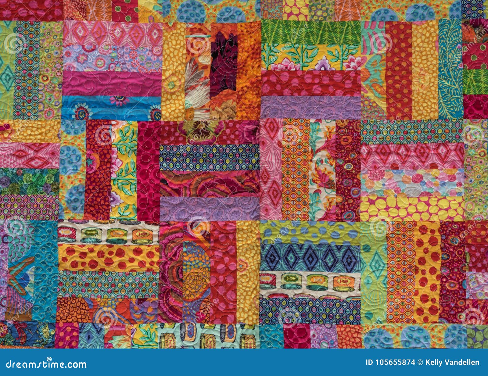 Narrow Strips of Fabric in Squares Stock Photo - Image of black, square ...