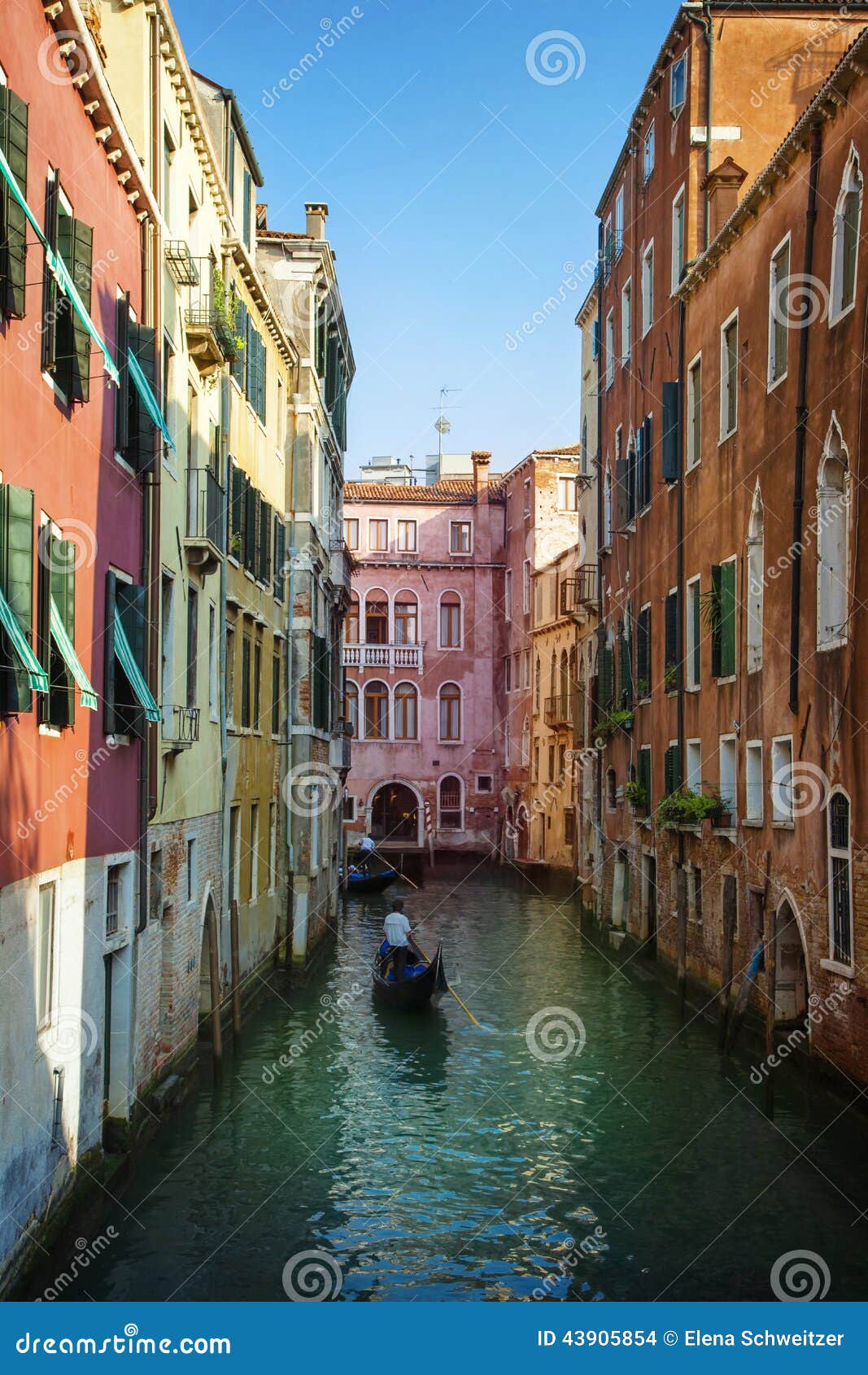 Narrow water canal editorial stock image. Image of green - 43905854