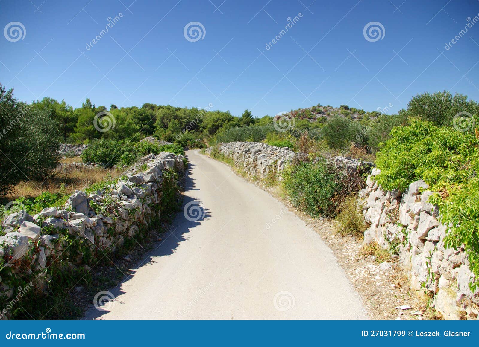 Narrow Winding Asphalt Road between the Rocks Stock Image - Image of ...