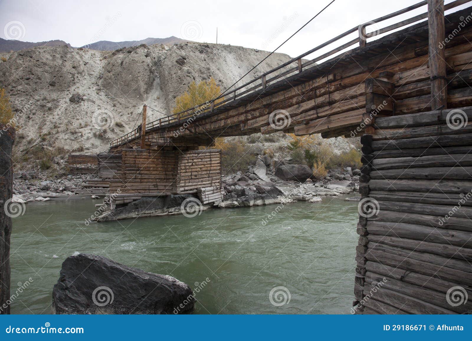 A narrow wooden bridge stock image. Image of remote, single - 29186671