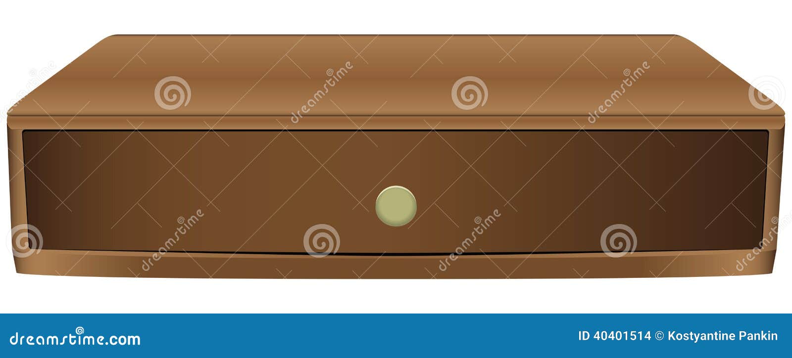 Wooden Drawer. Box Package. Transportation Container Or Empty Wood ...