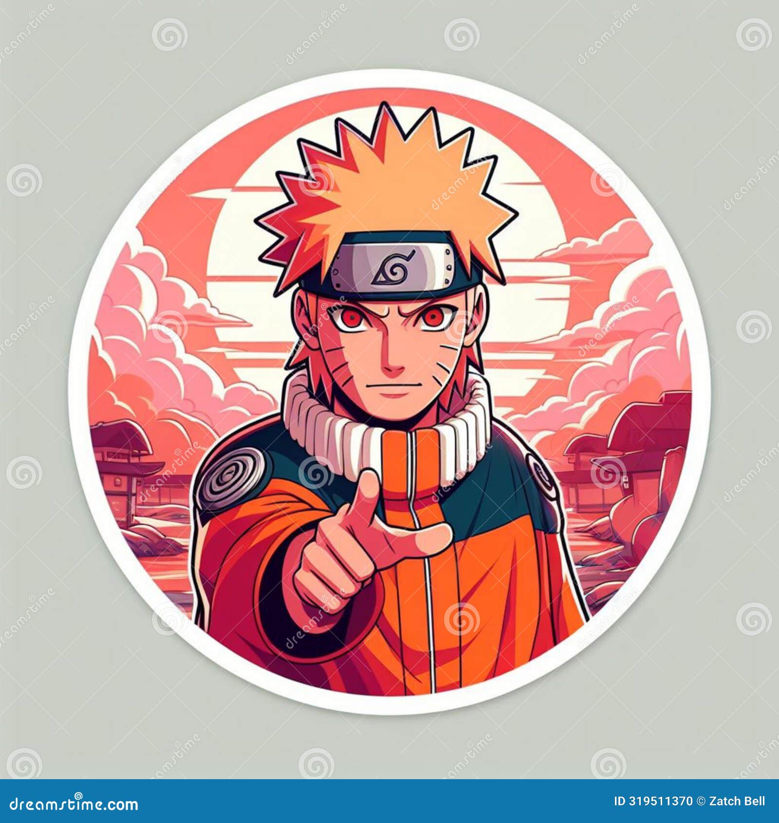 Naruto, Kid Naruto, Naruto Sticker Stock Photo - Image of sticker ...