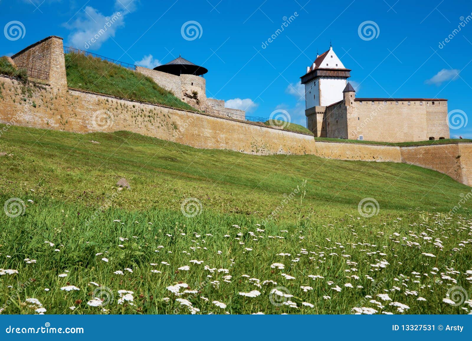 Narva castle. Estonia stock image. Image of monument - 13327531
