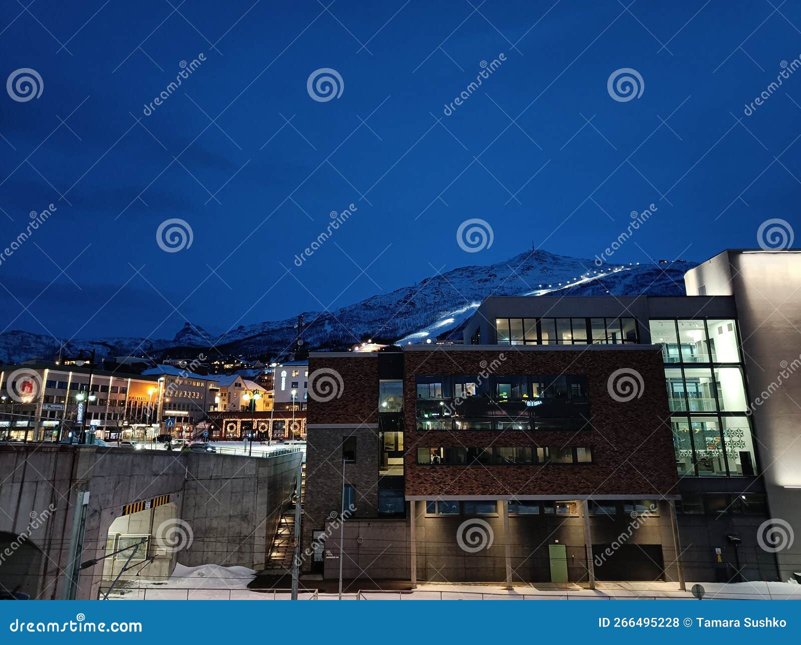 Narvik, Town in the Nort of Norway Editorial Stock Photo - Image of ...