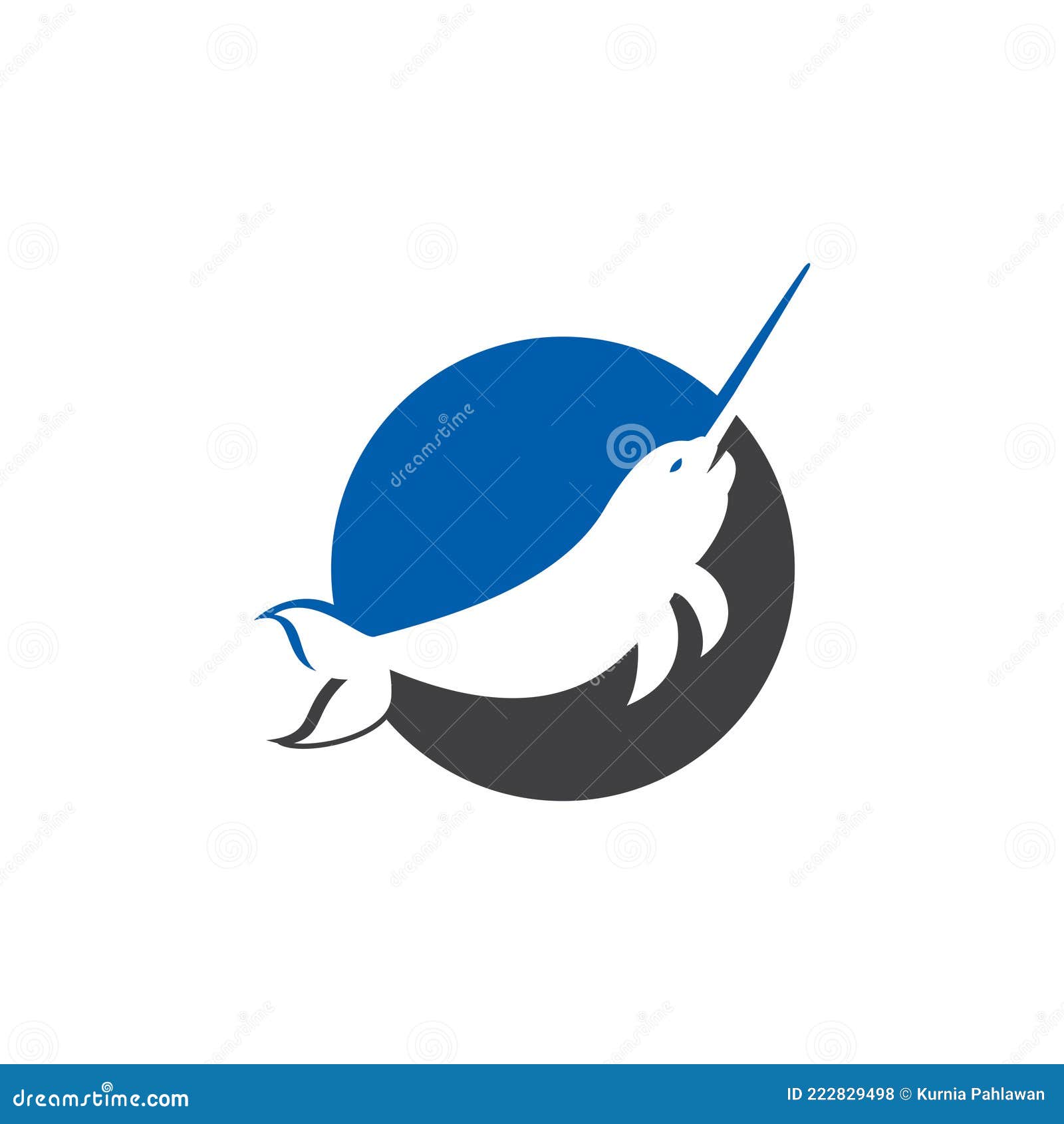 Narwhal Logo , Animal Logo Vector Stock Vector - Illustration of ...