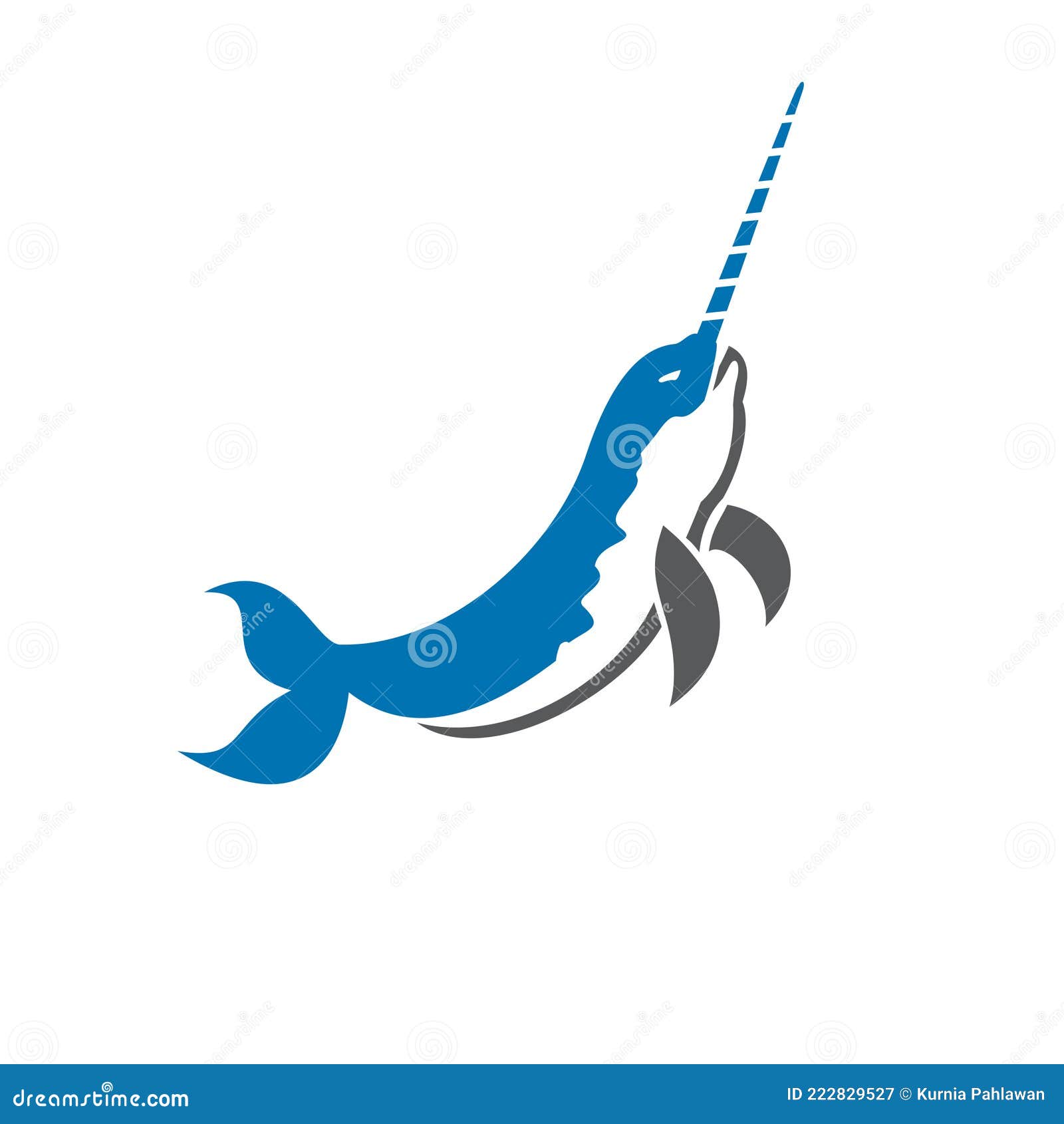 Narwhal Logo , Animal Logo Vector Stock Vector - Illustration of animal ...