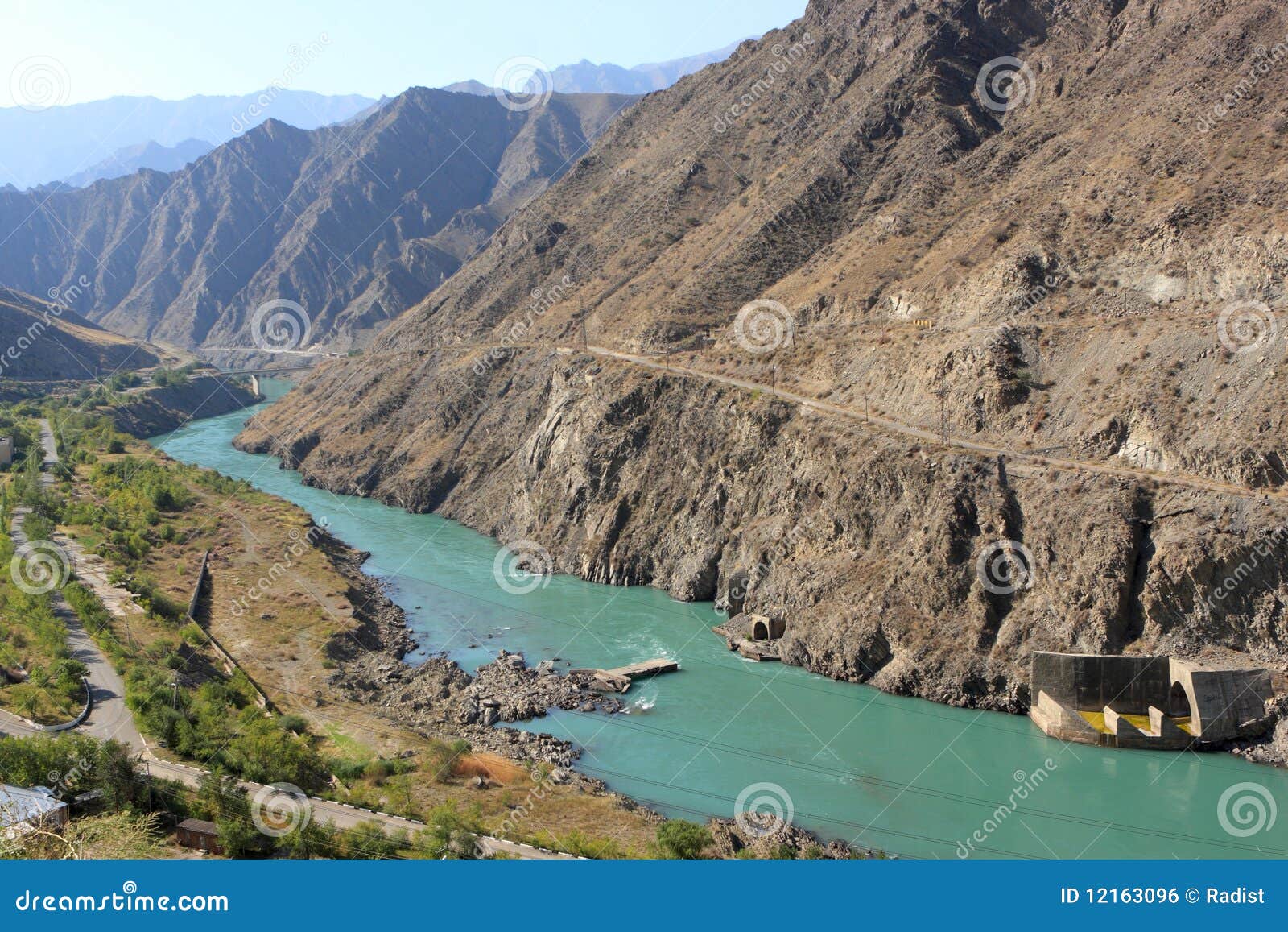 Naryn River stock photo. Image of naryn, range, river - 12163096