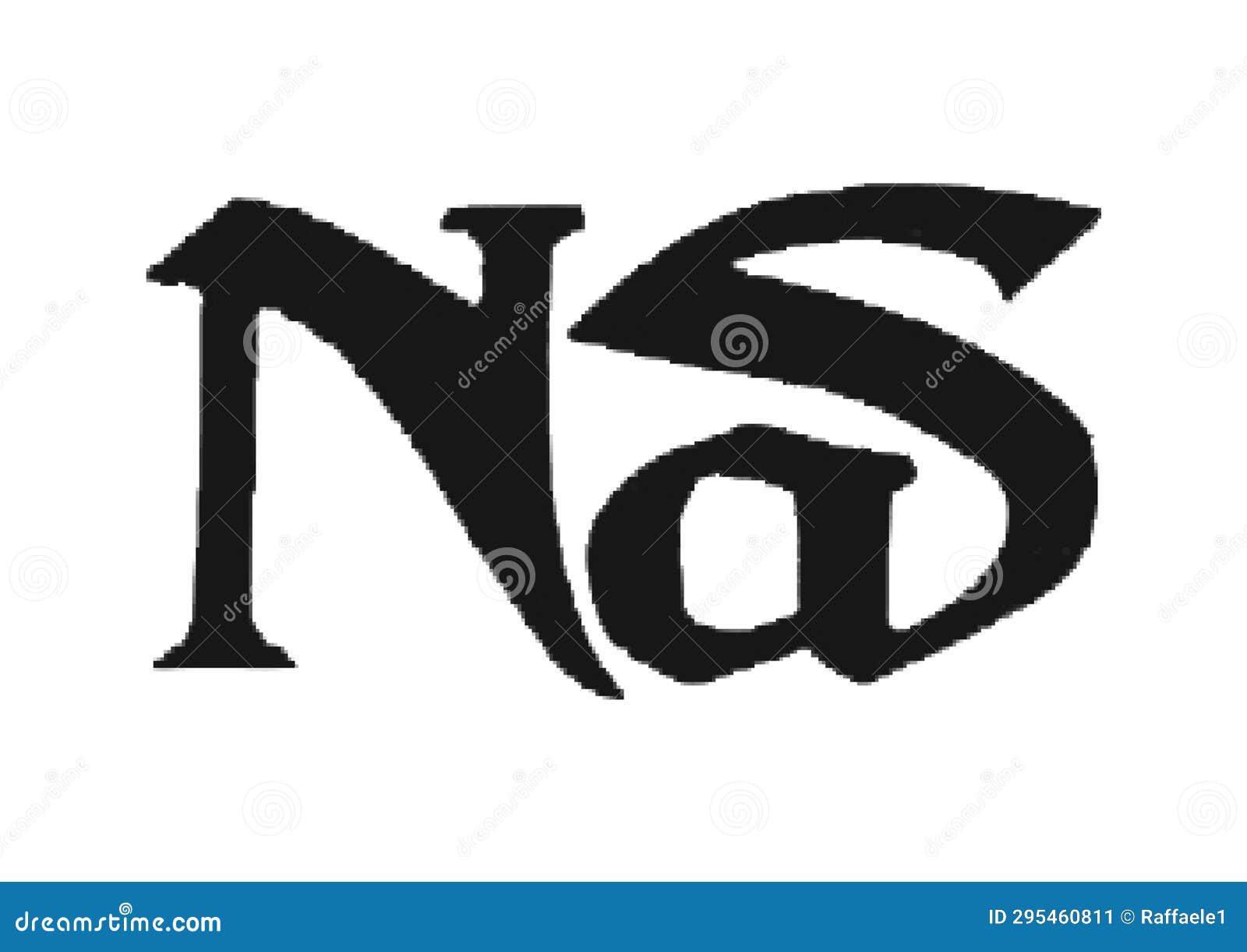 Nas Logo editorial photo. Illustration of white, music - 295460811