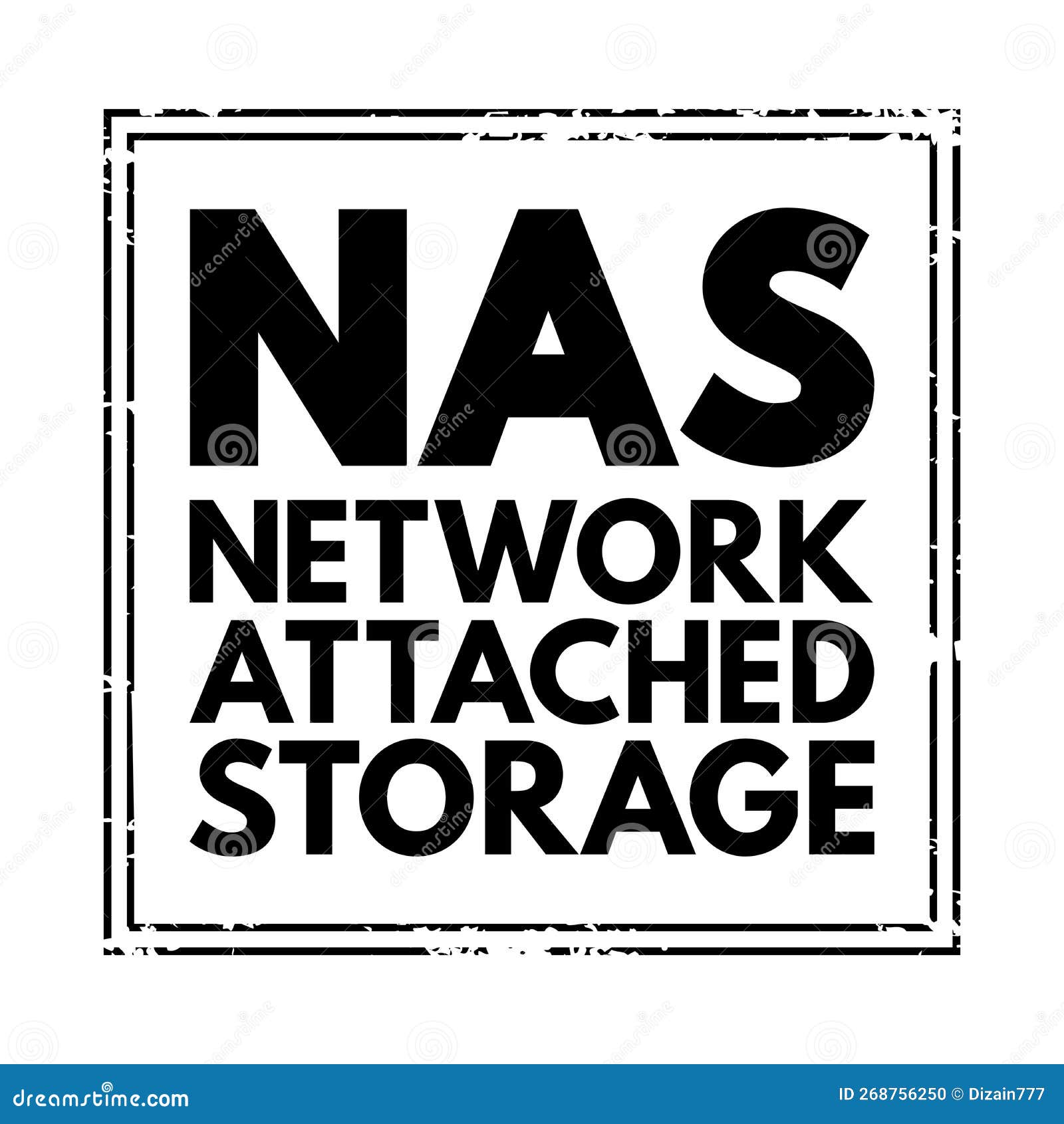 Nas Network Attached Storage File Level Computer Data Storage Server Connected To A Computer