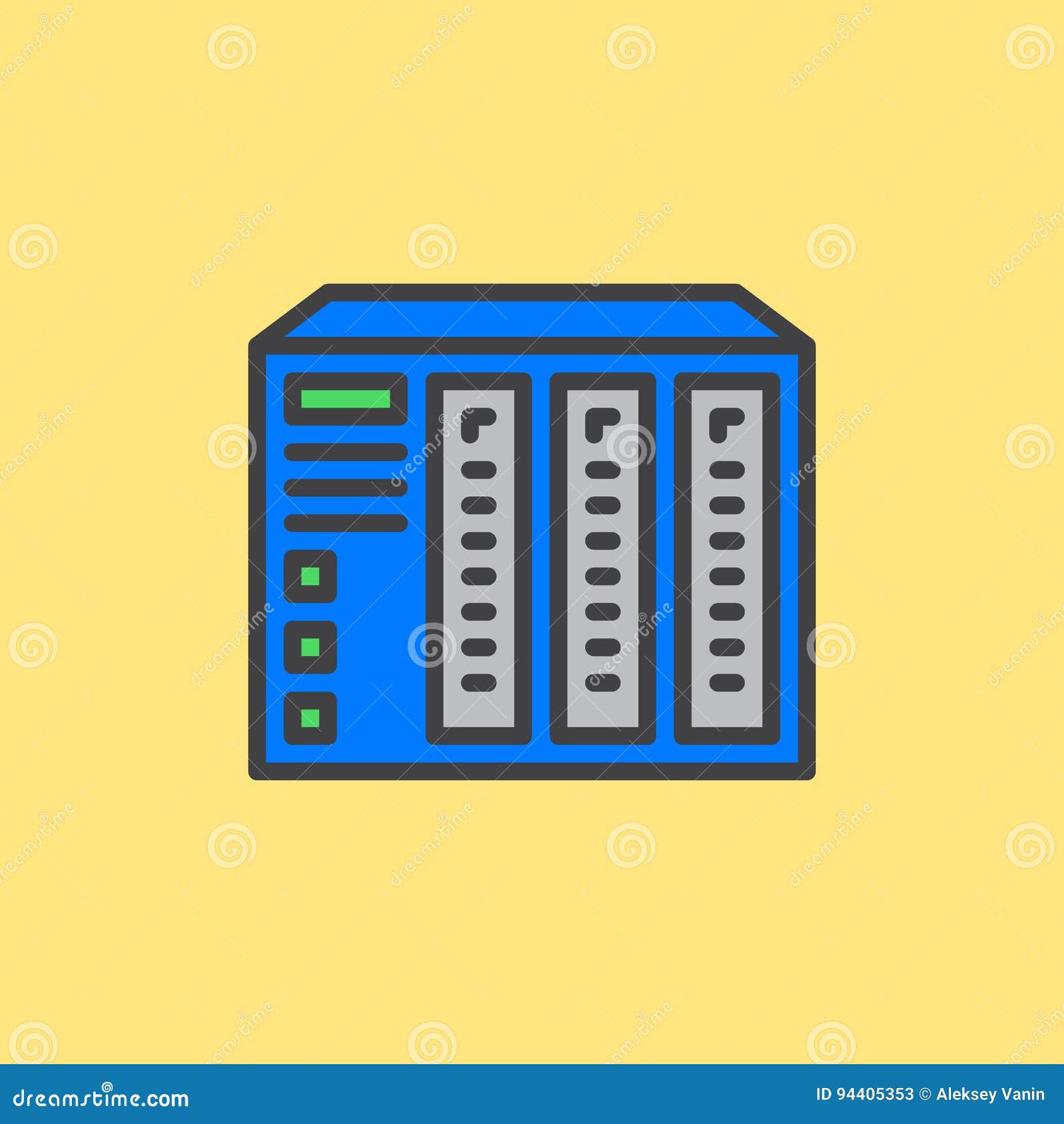 Nas Server Filled Outline Icon Stock Illustrations – 2 Nas Server ...
