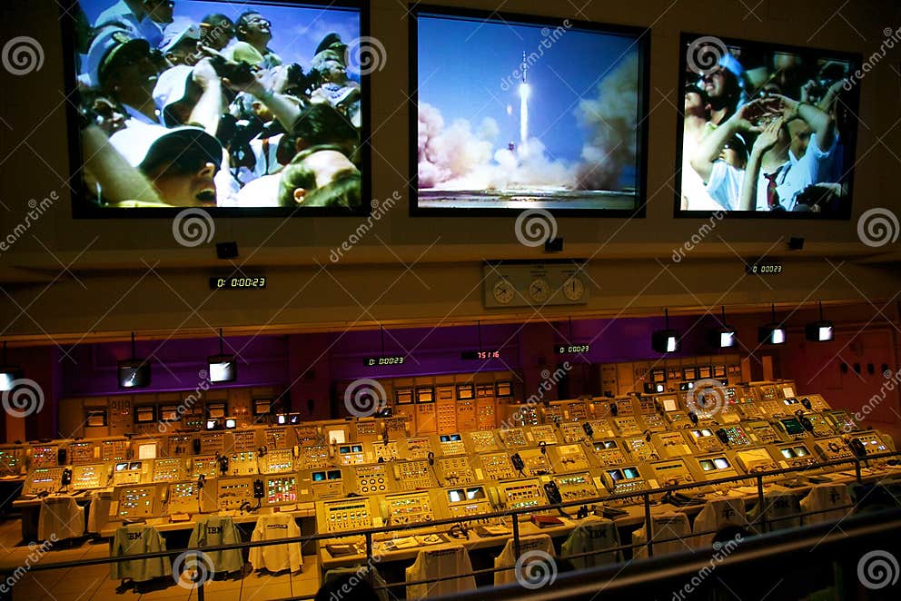 NASA Apollo Missions Flight Control Editorial Image - Image of ...