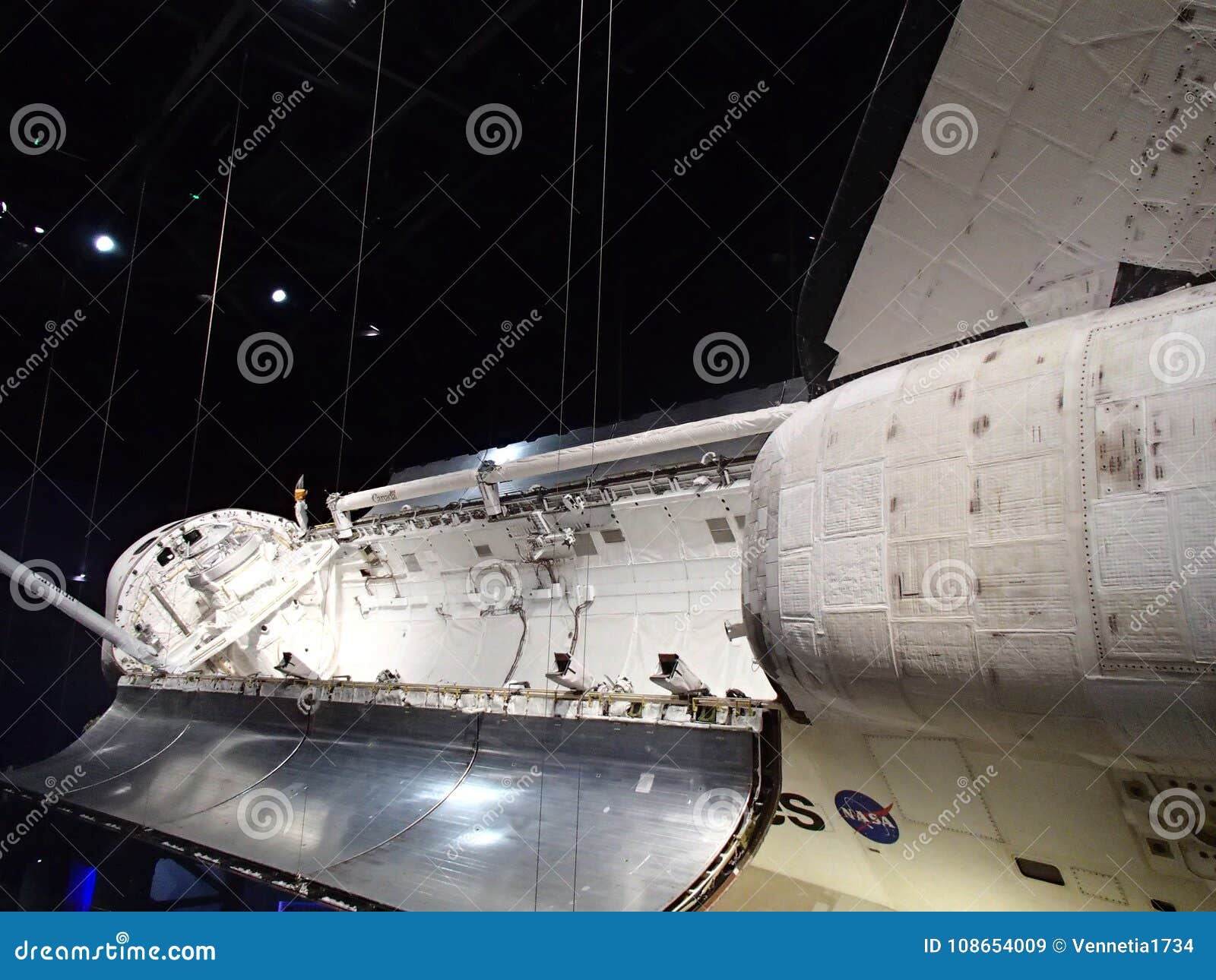 NASA Atlantis editorial stock image. Image of moon, shuttle - 108654009