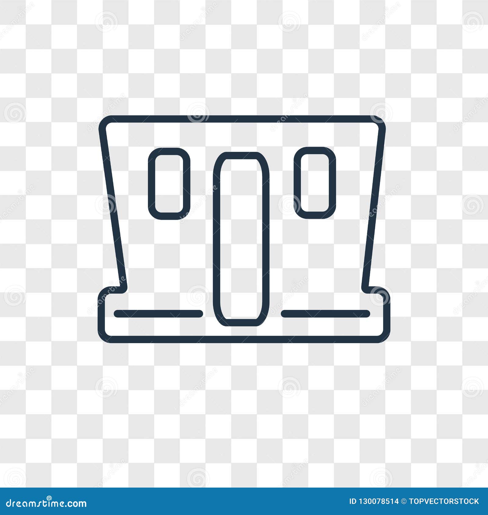 Nasa Concept Vector Linear Icon Isolated on Transparent Background ...