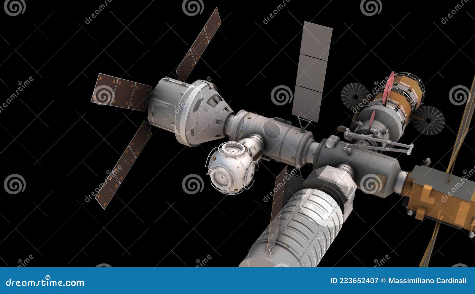 NASA Gateway - Crew Airlock Stock Video - Video of logistics, electric ...