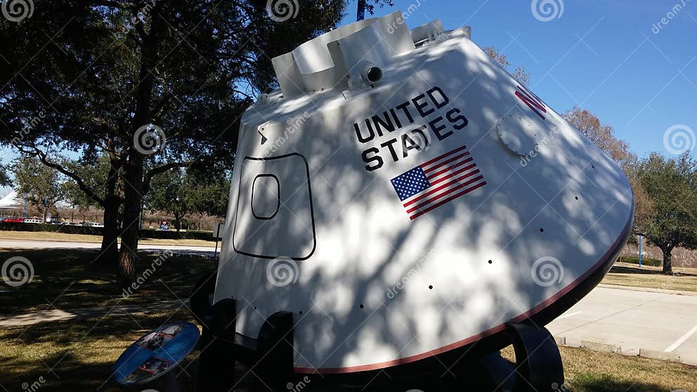 NASA Houston apollo pod editorial photography. Image of apollo - 55060457