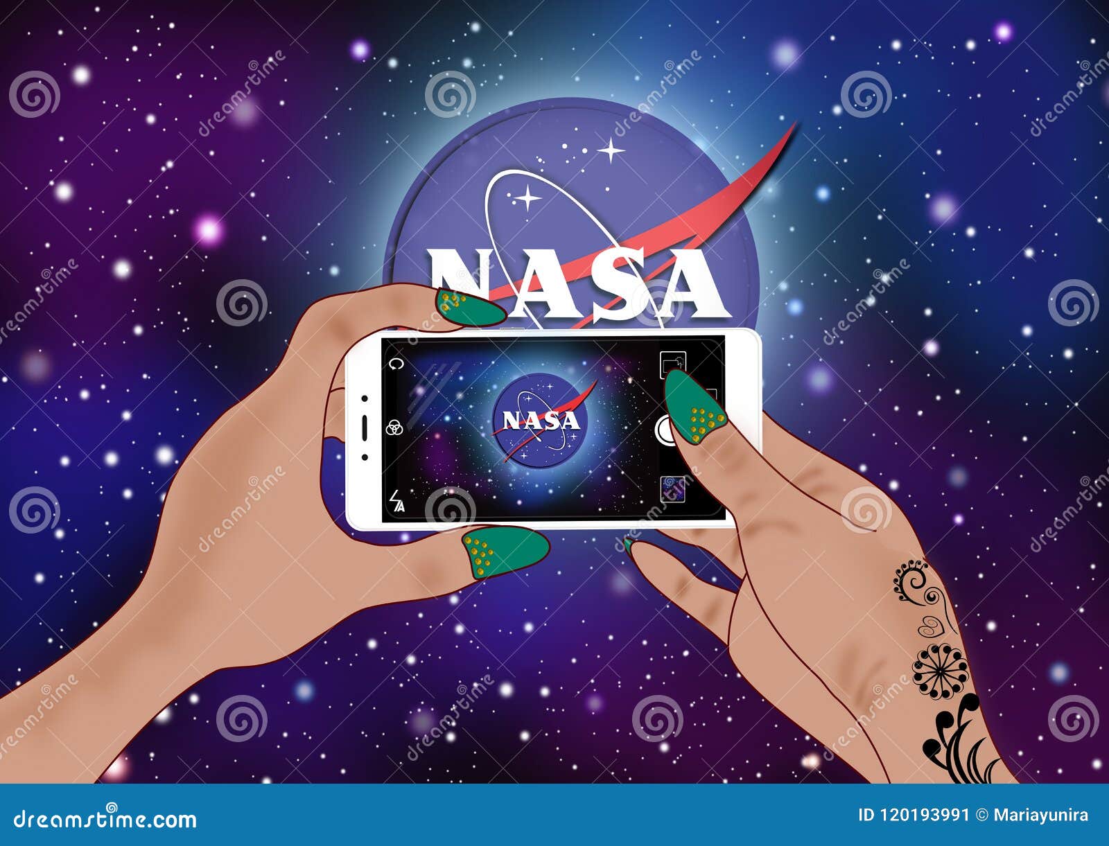 Nasa Logo Cartoon Vector | CartoonDealer.com #129286931
