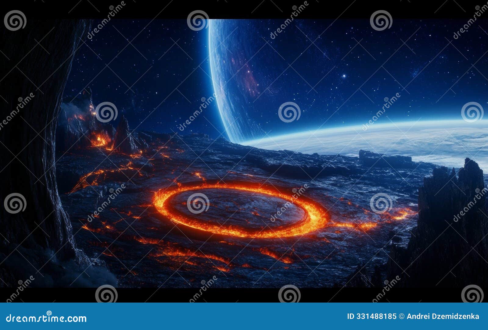 NASA Provided Elements for this Image - an Exploding Planet, Armageddon ...