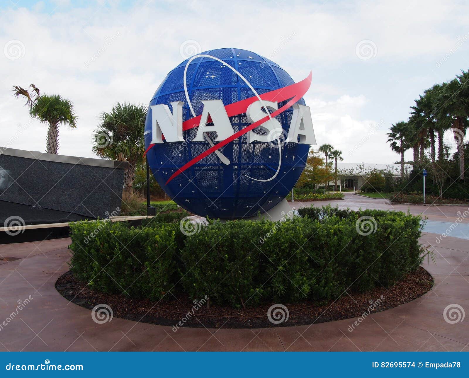 NASA Sign at Kennedy Space Centre Editorial Stock Image - Image of logo ...