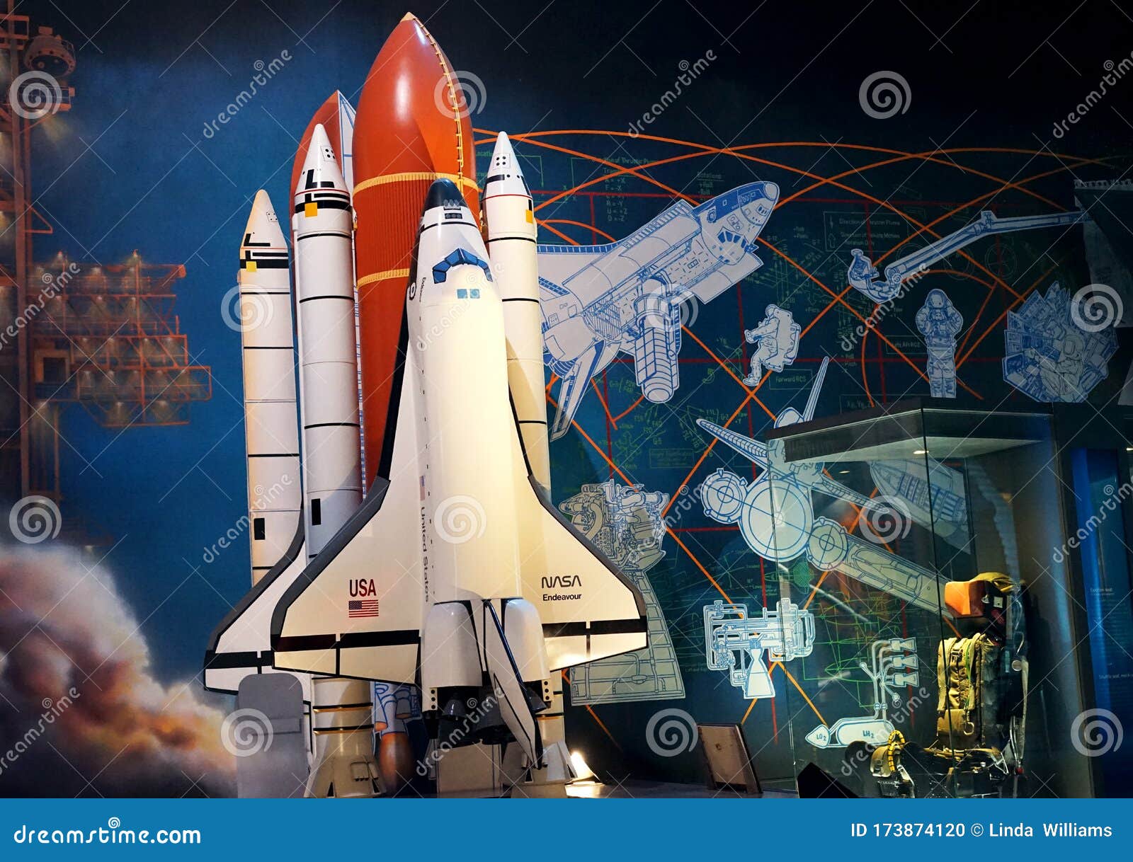 Rocket Space Shuttle Components