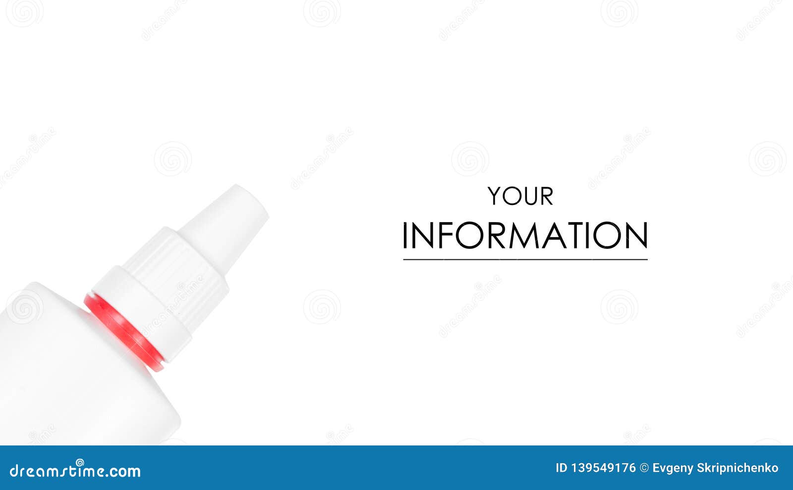 Nasal Spray for Nose Pattern Stock Photo - Image of drop, allergic ...