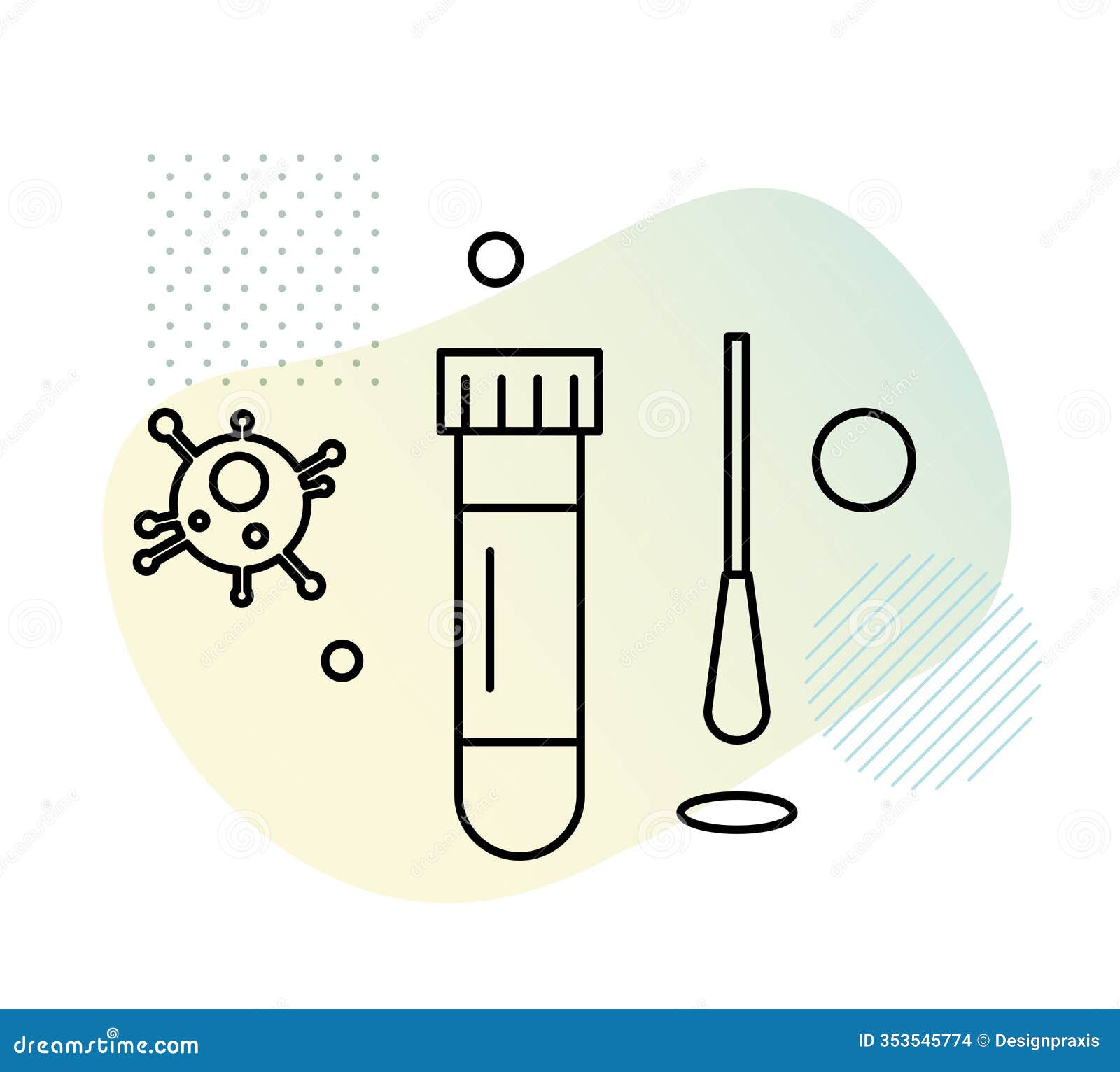 Nasal Swab - Nasopharyngeal Swab Testing - Icon Royalty-Free Stock ...