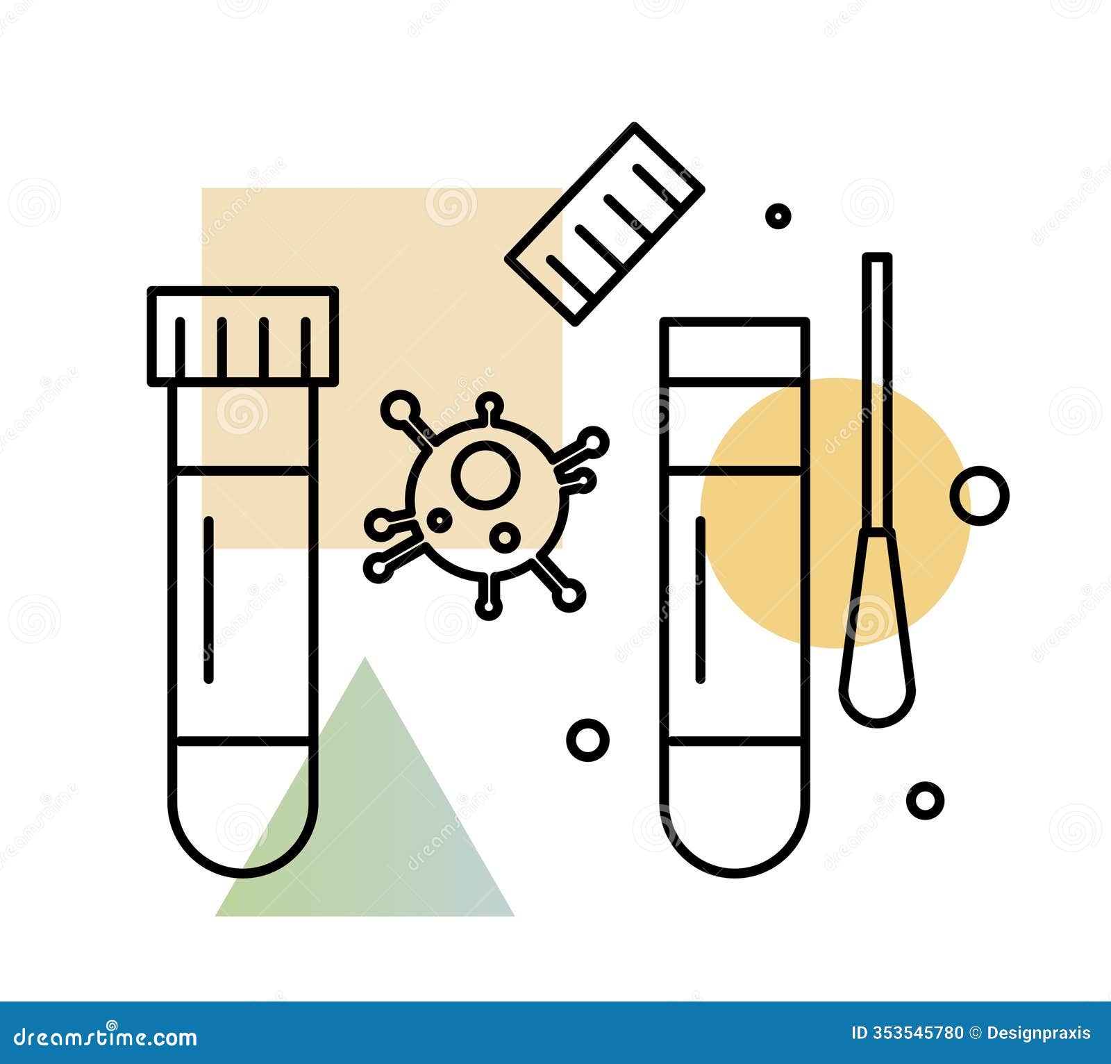 Nasal Swab - Nasopharyngeal Swab Testing - Icon Royalty-Free Stock ...