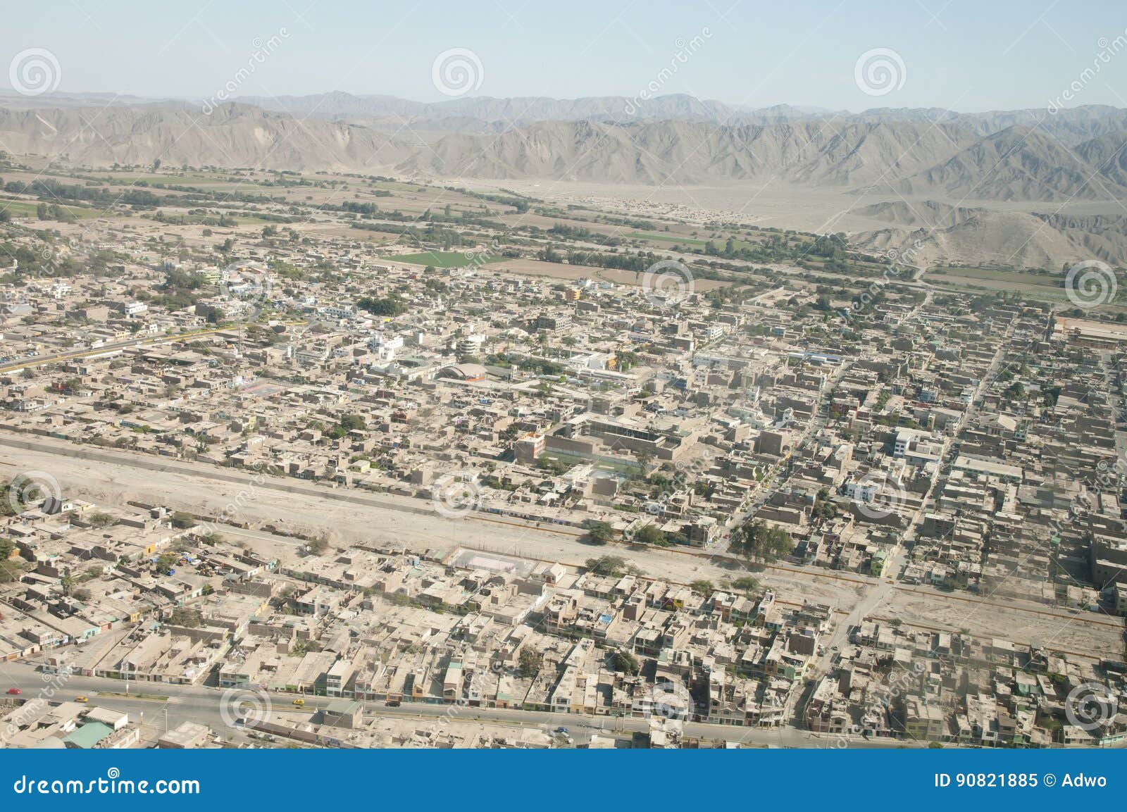 Nasca City - Peru stock image. Image of homes, village - 90821885