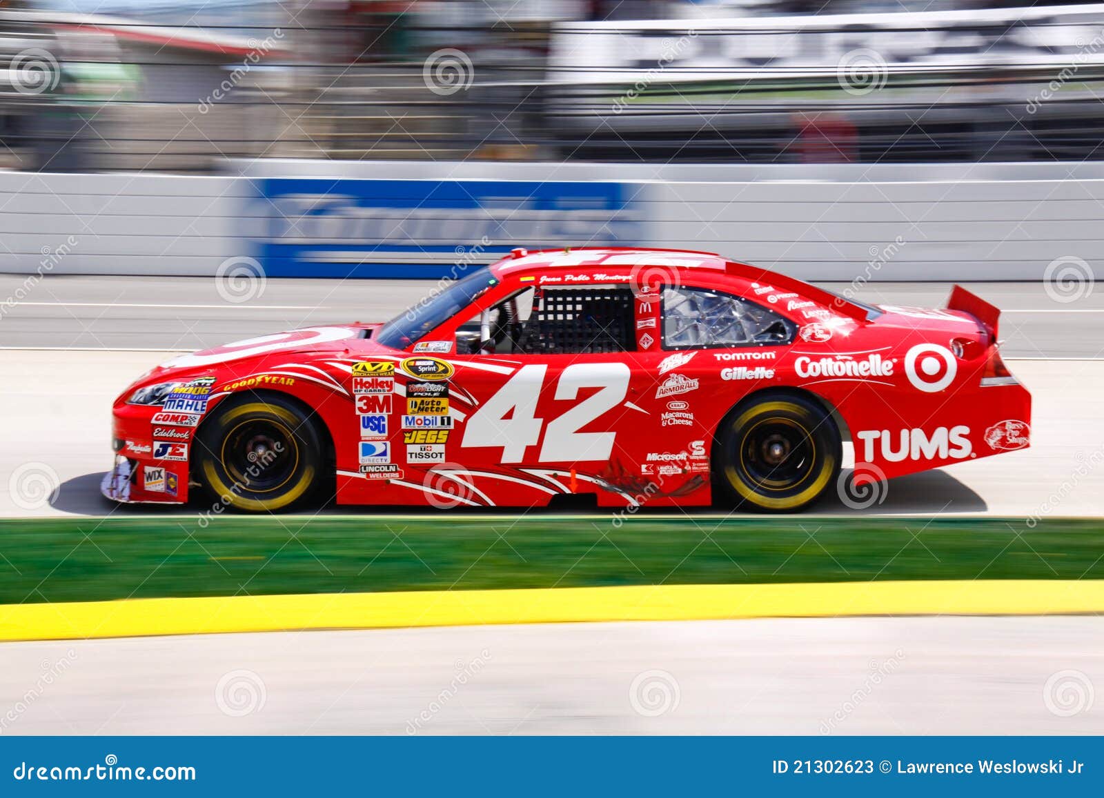 NASCAR #42 Montoya in Target Red Editorial Stock Photo - Image of chevy ...