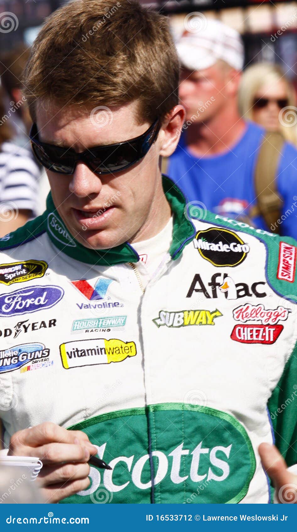 NASCAR - Autographes De Signes De Carl Edwards Photographie éditorial ...