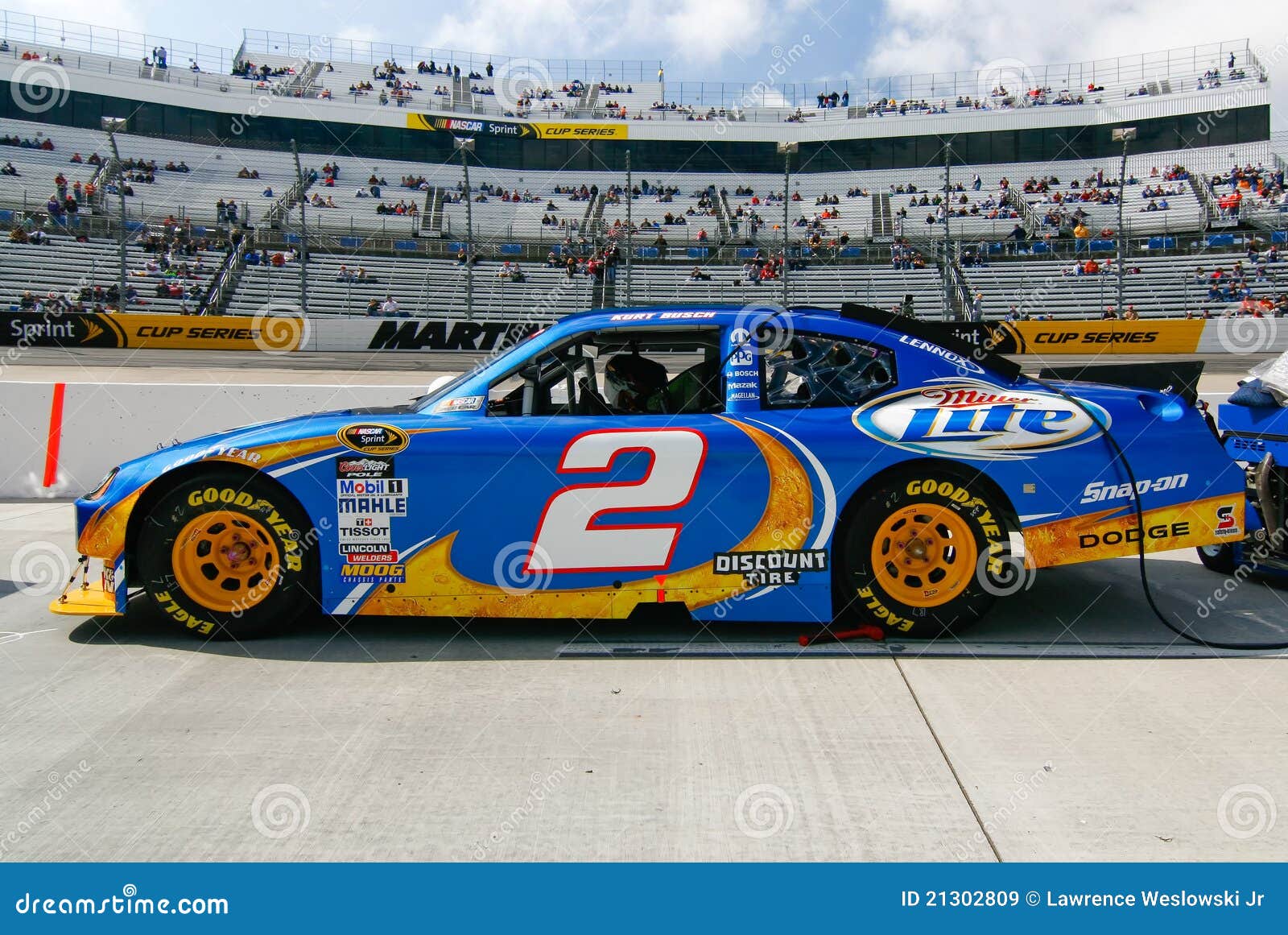 NASCAR - Automobile Di #2 Miller Lite Di Kurt Busch Immagine Stock ...