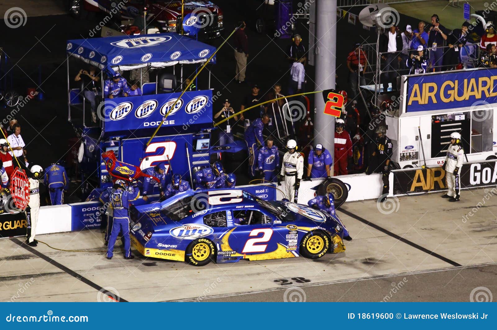 NASCAR - Busch on Pit Road in Richmond Editorial Image - Image of ...