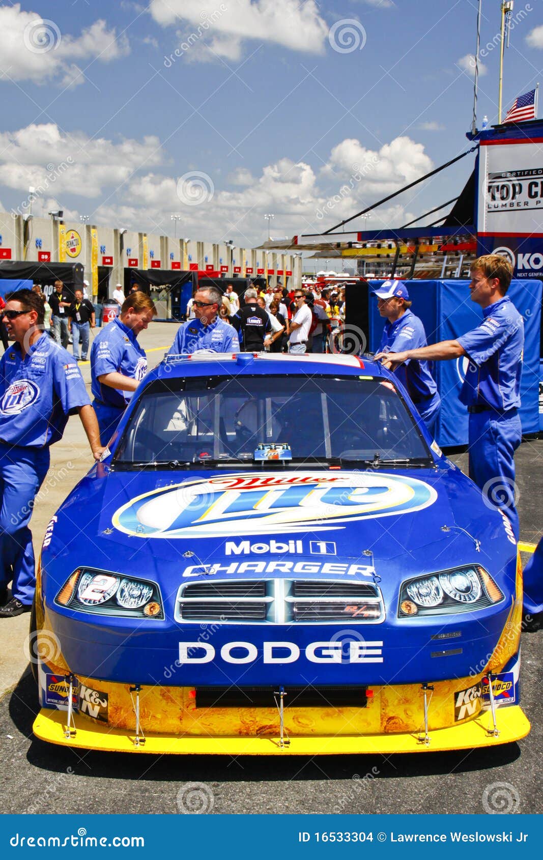 NASCAR - Busch S Winning #2 Miller Lite Editorial Stock Image - Image ...