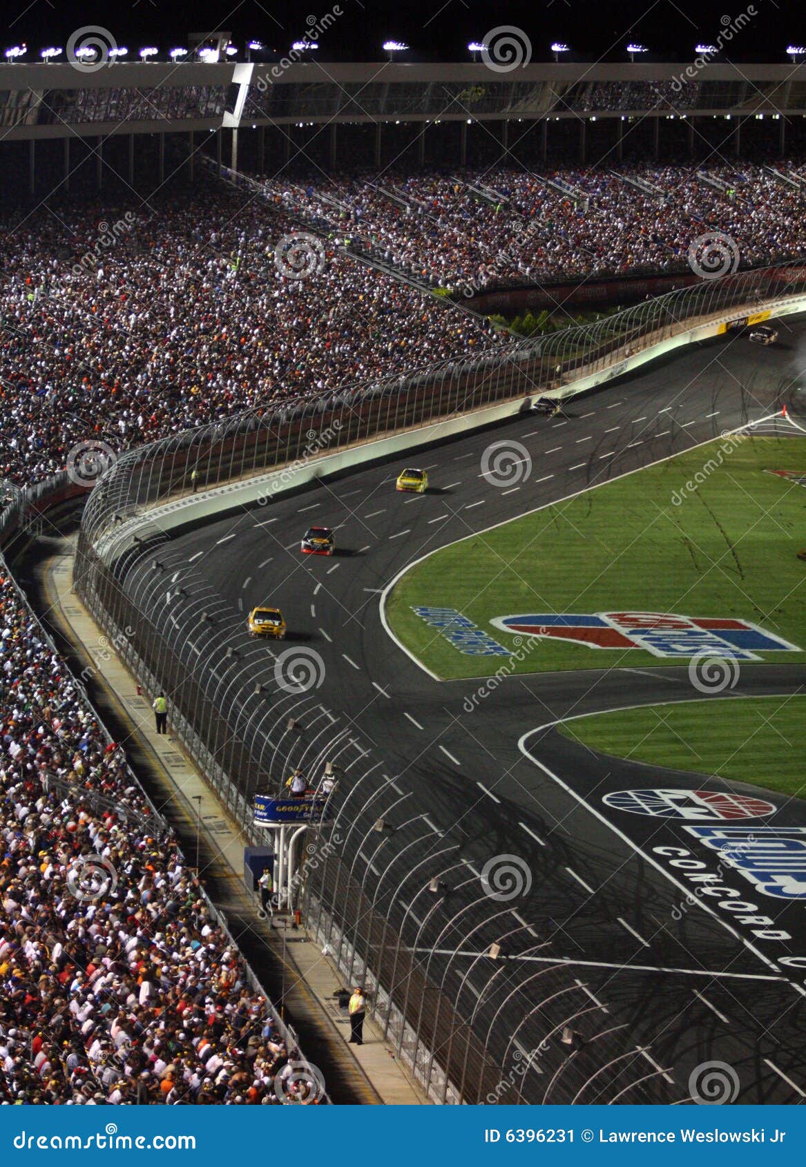 NASCAR - Down the Front Stretch 2 Editorial Photo - Image of motor ...