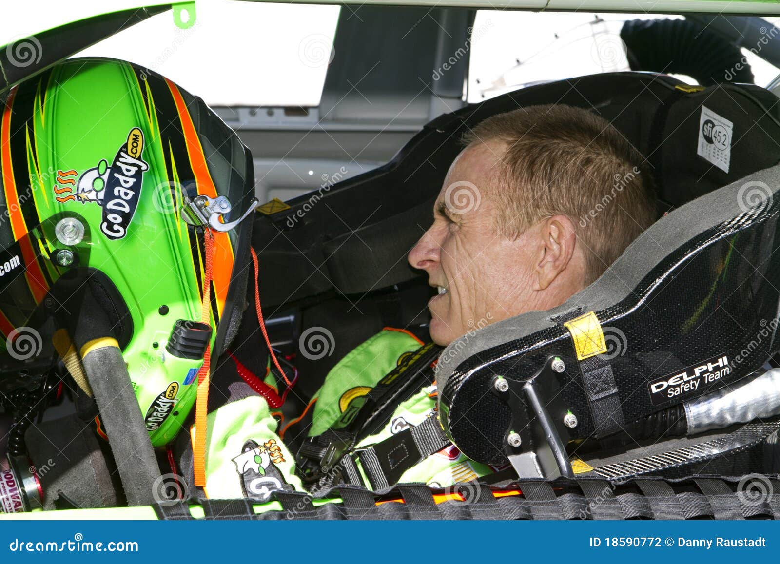 NASCAR driver Mark Martin editorial photography. Image of aflac - 18590772