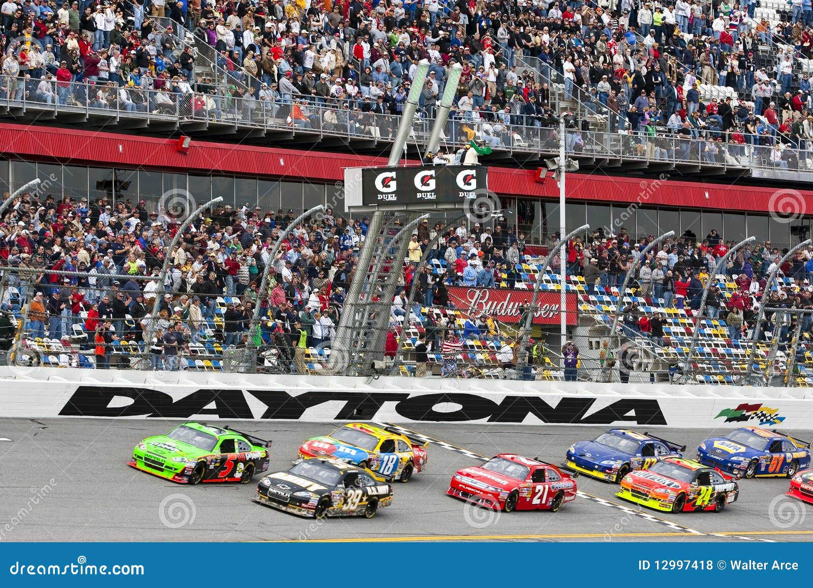 NASCAR: February 11 Gatorade Duel 1 Editorial Stock Photo - Image of ...