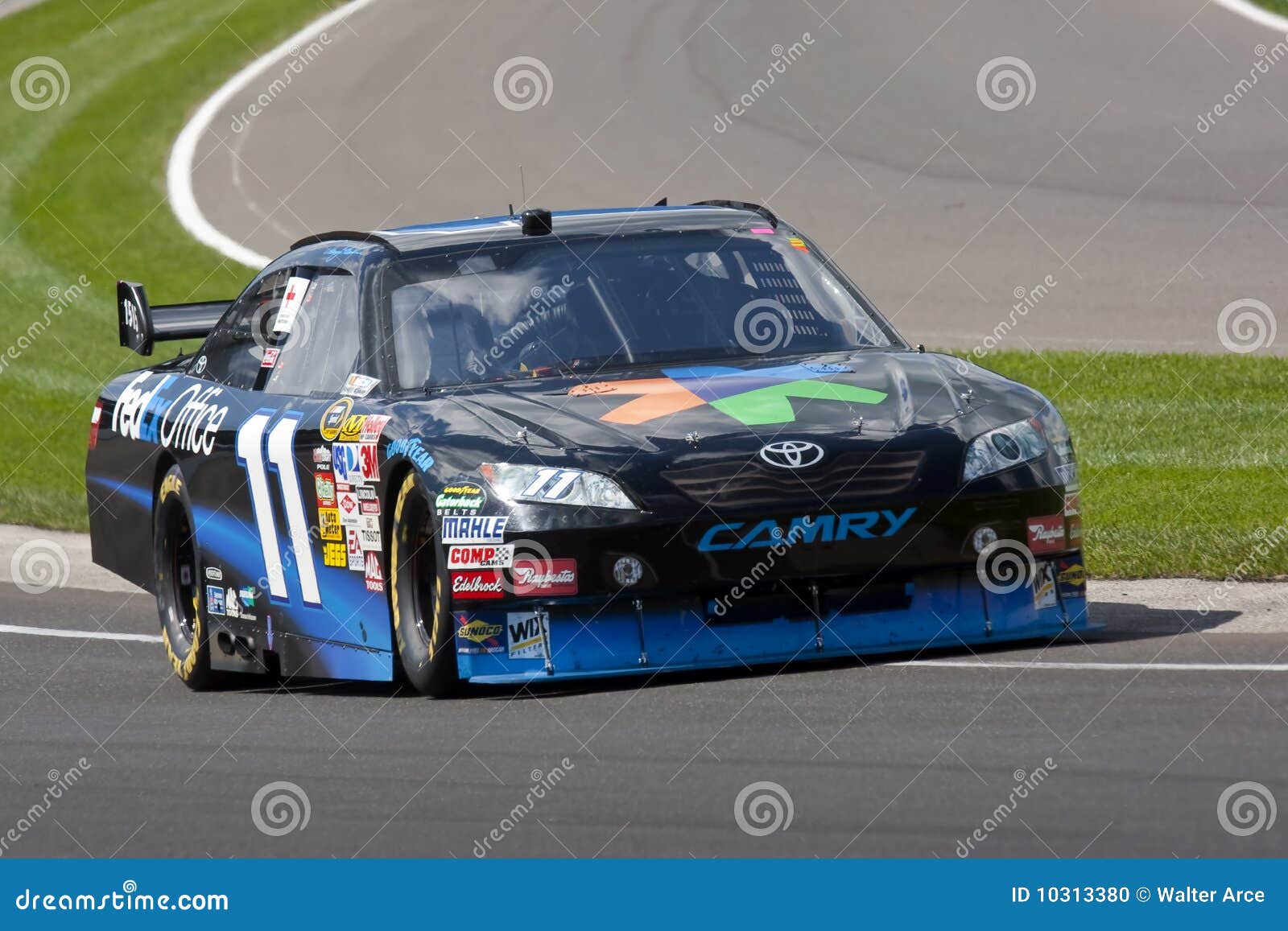 NASCAR: FedEx Office Toyota Allstate 400 Editorial Image - Image of ...
