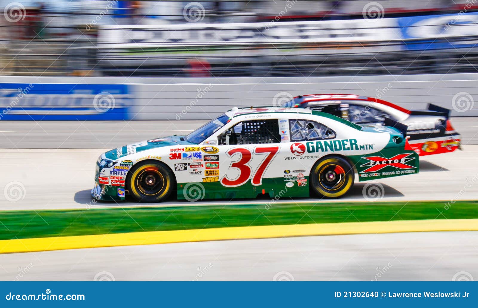 NASCAR Gilliland in the #37 Gander Mountain Ford Editorial Image ...