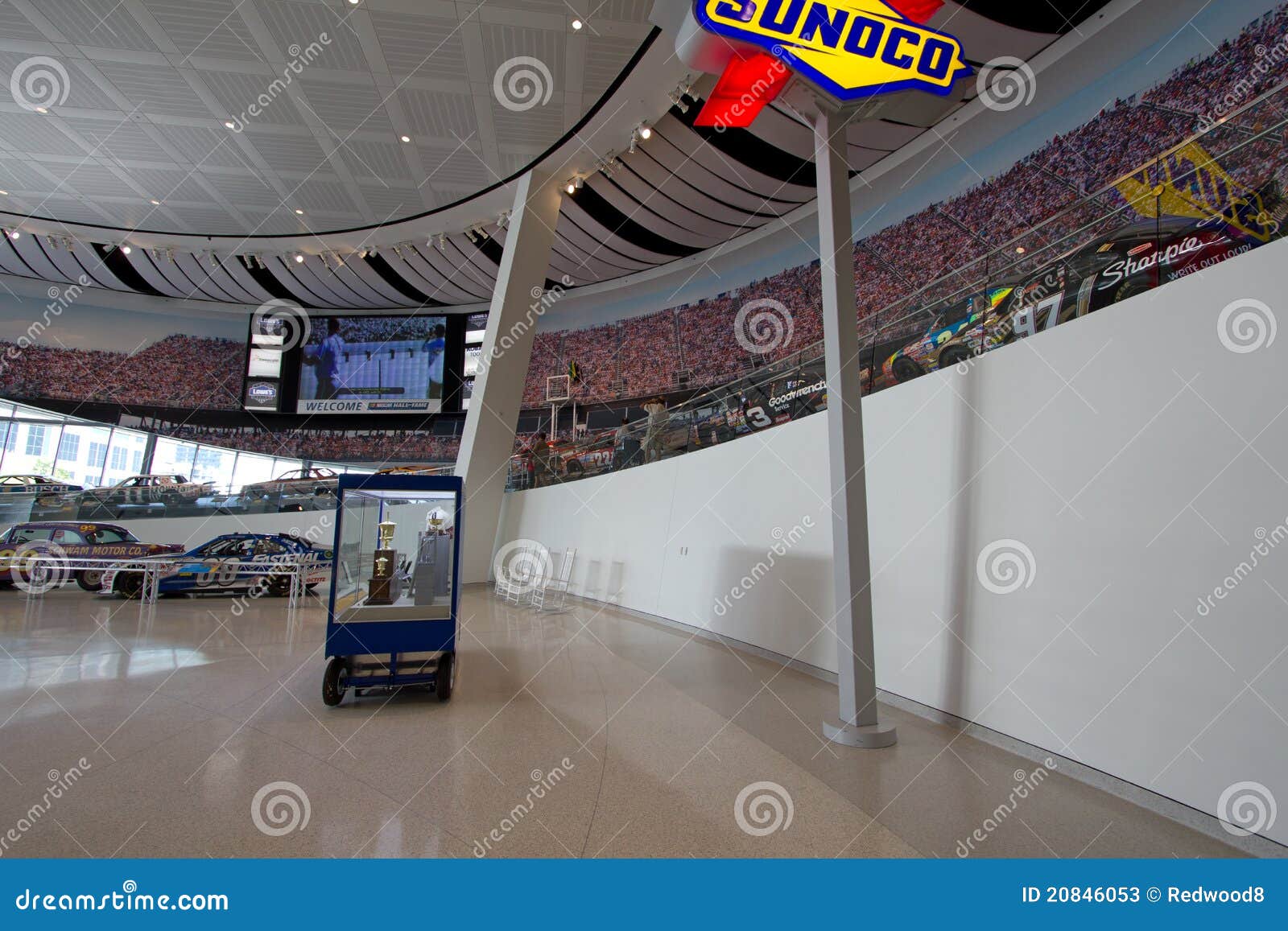 NASCAR Hall of Fame Museum Elevated Track Editorial Stock Photo - Image ...