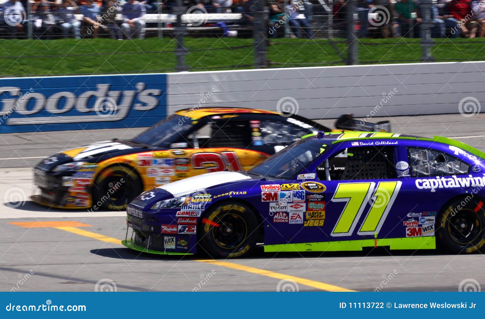 NASCAR - inside position editorial photography. Image of event - 11113722