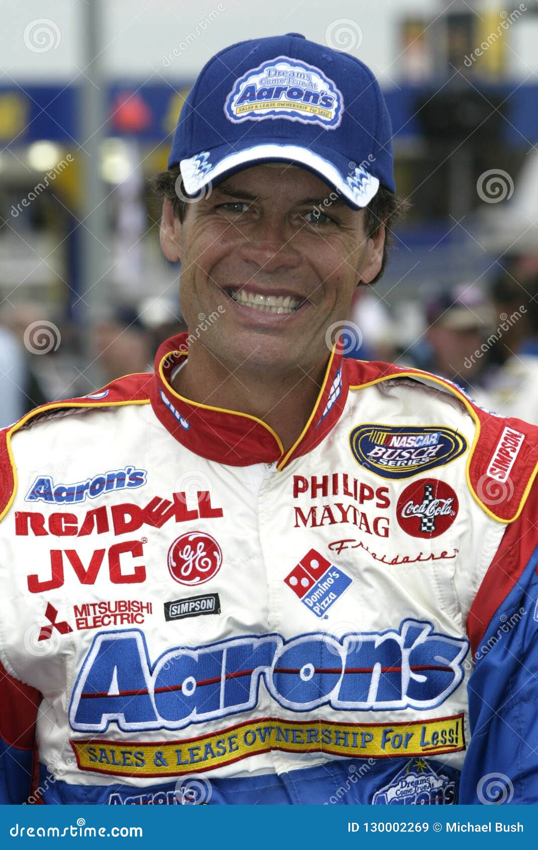 NASCAR Kierowca Michael Waltrip Obraz Stock Editorial - Obraz złożonej ...