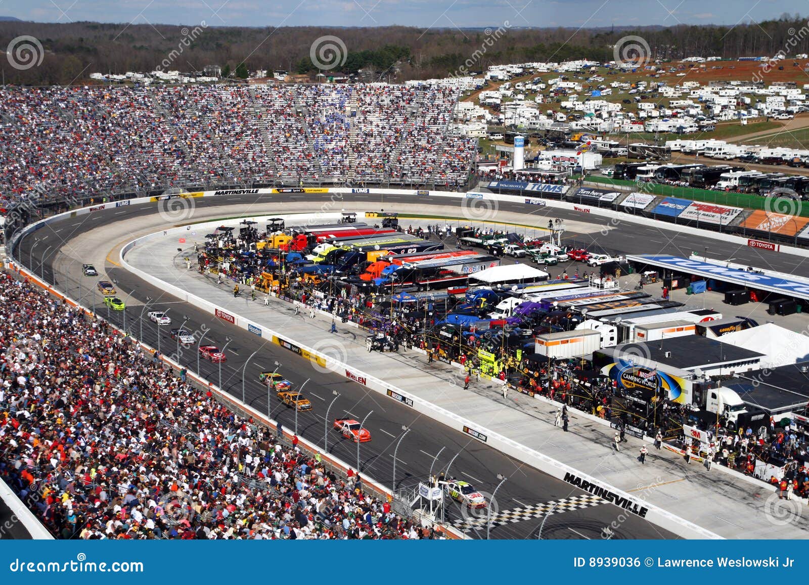 NASCAR - Martinsville Front Stretch Editorial Photo - Image of sprint ...
