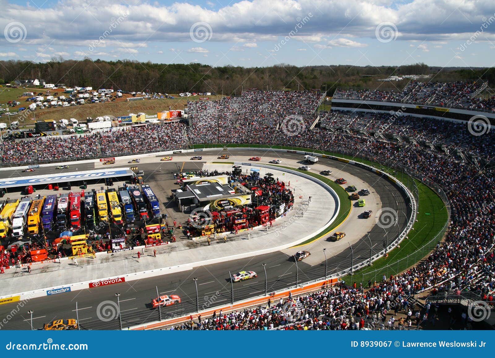 NASCAR - Martinsville Turns 1 & 2 Editorial Photography - Image of ...