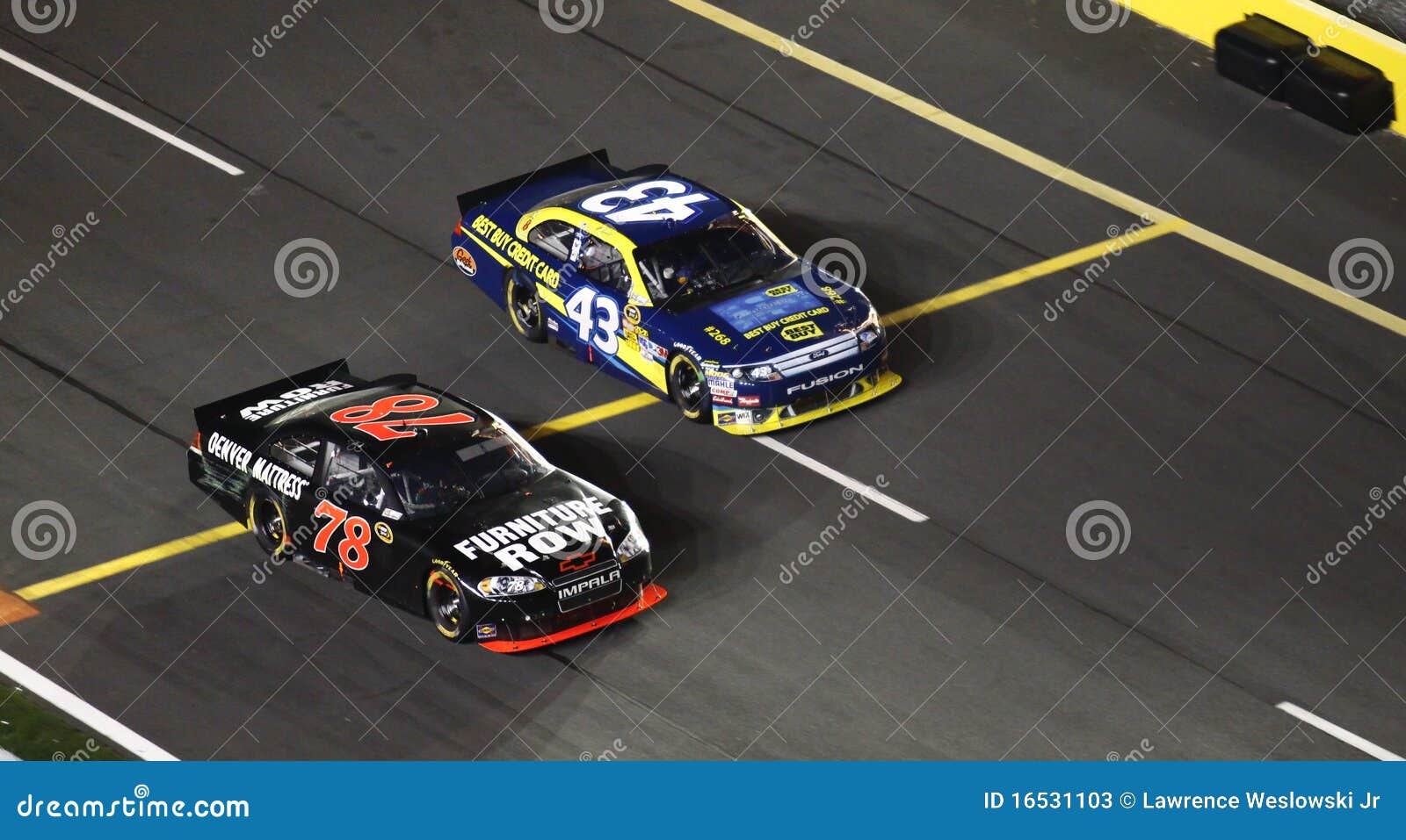 NASCAR - Off Pit Road First! Editorial Stock Photo - Image of ...
