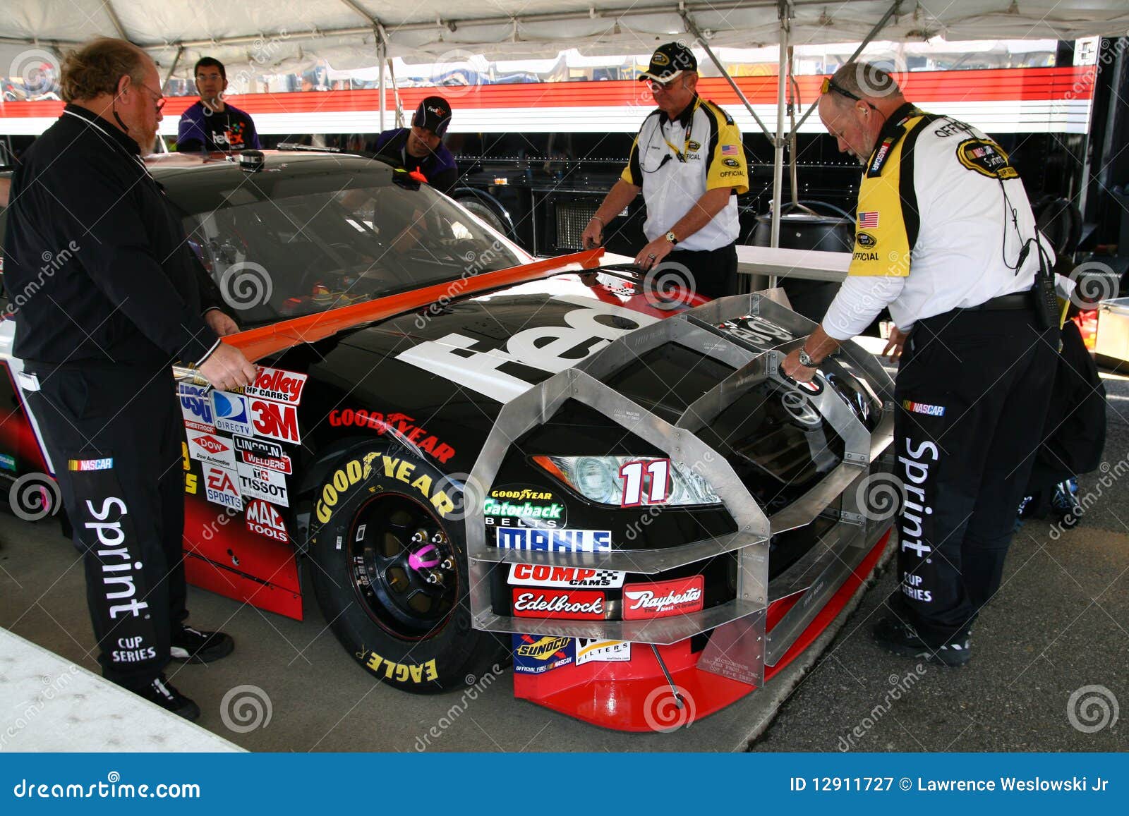 NASCAR - Officials Inspect Cars Using Templates Editorial Photography ...